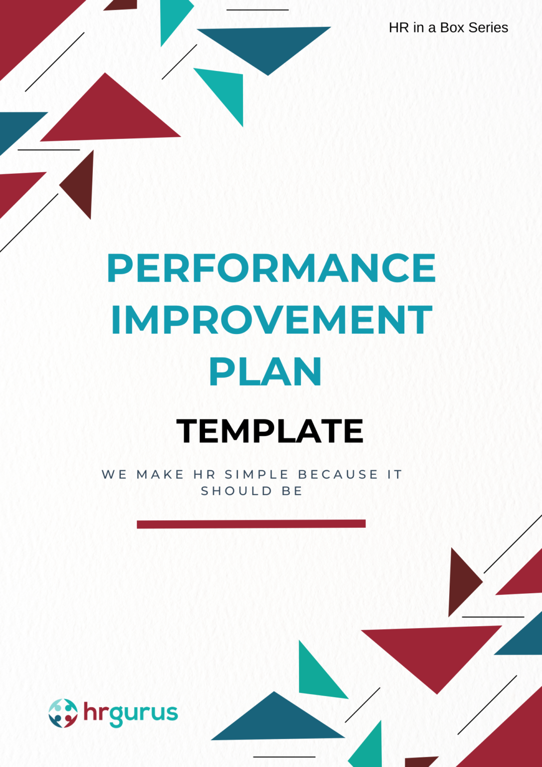 Performance Improvement Plan Template HR Gurus