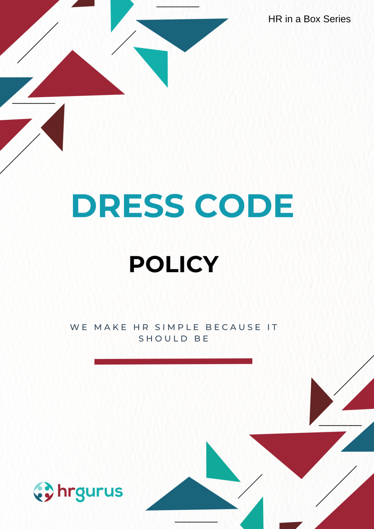 Dress Code Policy Hr Gurus